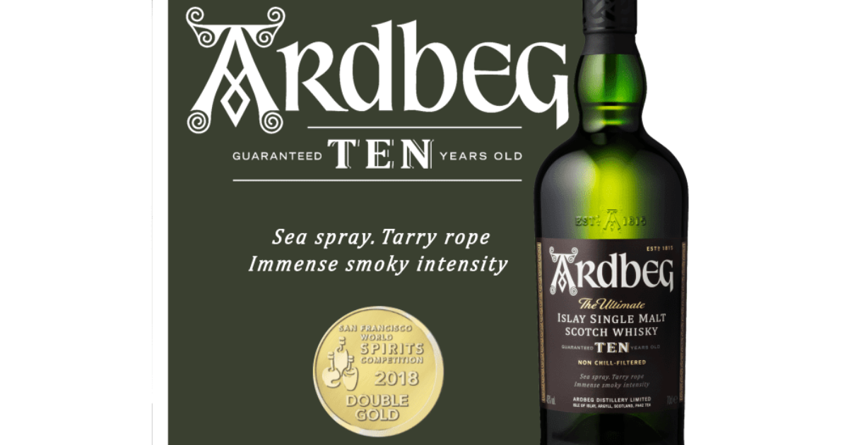Ardbeg 10 Year Old Single Malt Whisky - Buy at The Good Wine Co
