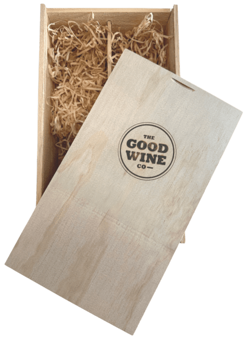 Wooden Wine Gift Box (double) - Buy online at The Good Wine Co
