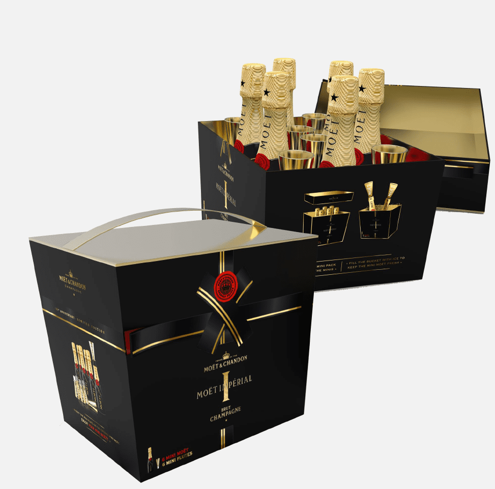 Moet & Chandon Mini Moet Share Pack (150th Anniversary Edition) - The ...