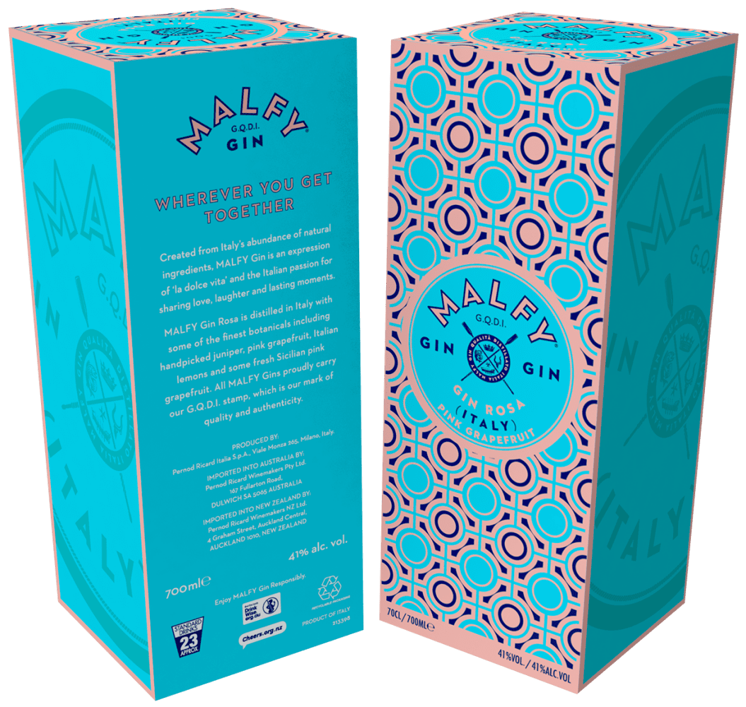 Malfy Rosa Gin - Buy online at The Good Wine Co.